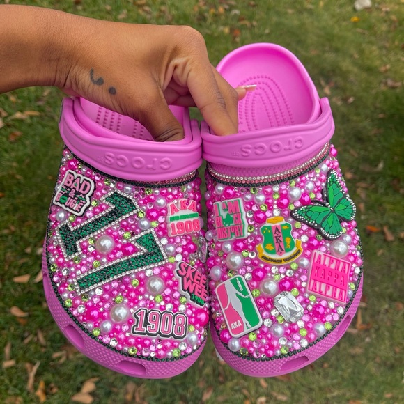 CROCS | Shoes | Custom Aka Crocs With Line Number | Poshmark